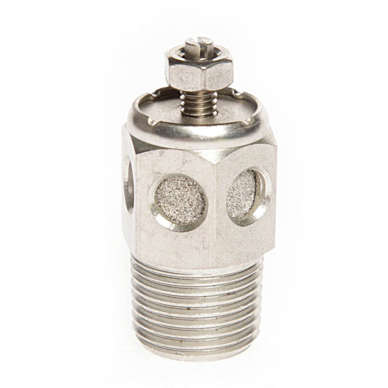 Speed Control Muffler – Plated Steel (ALWITCO) – Royal Fluid Power Inc.